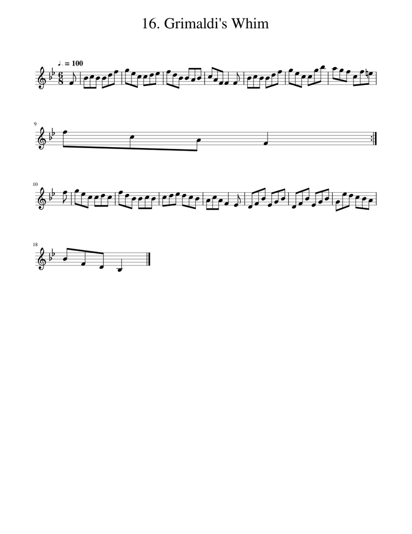 16. Grimaldi's Whim - piano tutorial