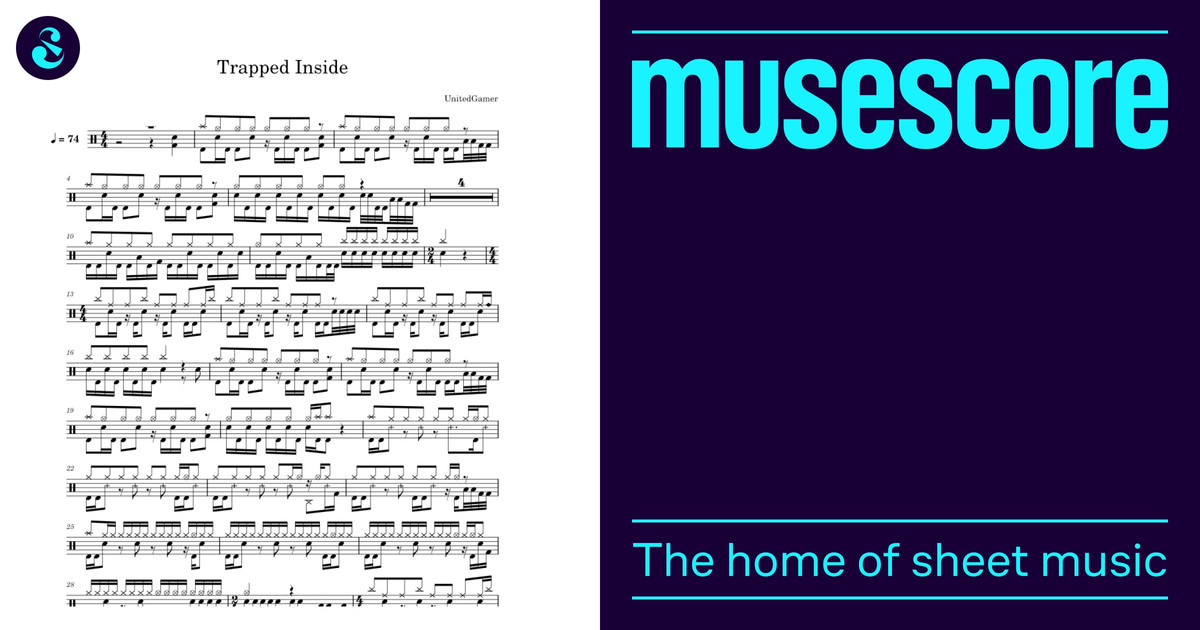 Trapped Inside – UnitedGamer Sheet music for Drum group (Solo ...