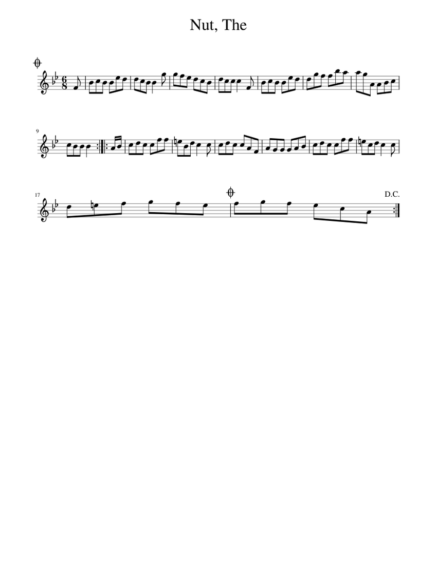 The Nut Sheet music for Piano (Solo) Easy | Musescore.com