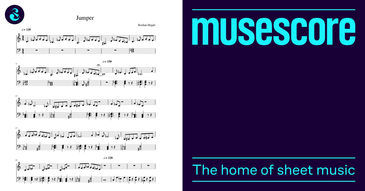 Jumper Sheet music for Piano (Solo) | Musescore.com