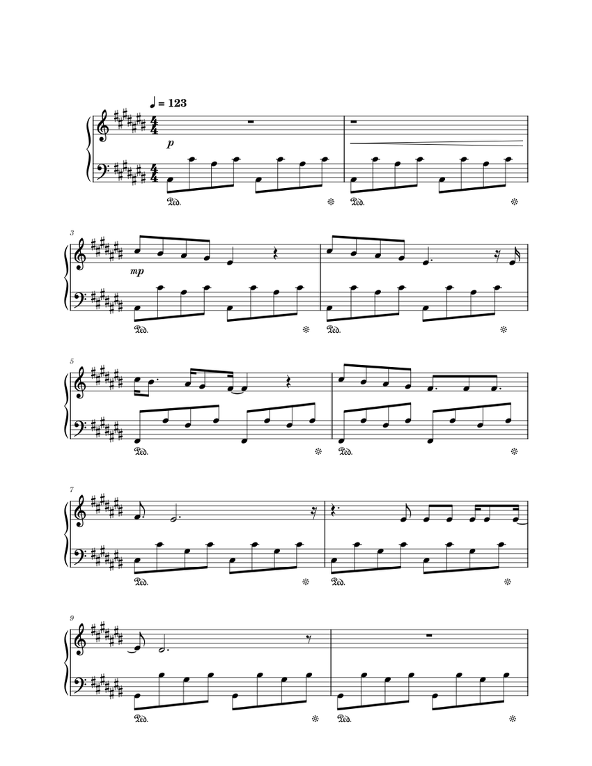 I'll Wait - Kygo & Sasha Sloan Sheet Music for Piano (Solo) | MuseScore.com