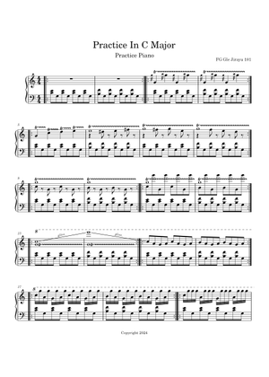 Practice In C Major 19 Sheet music for Piano (Solo) | Musescore.com