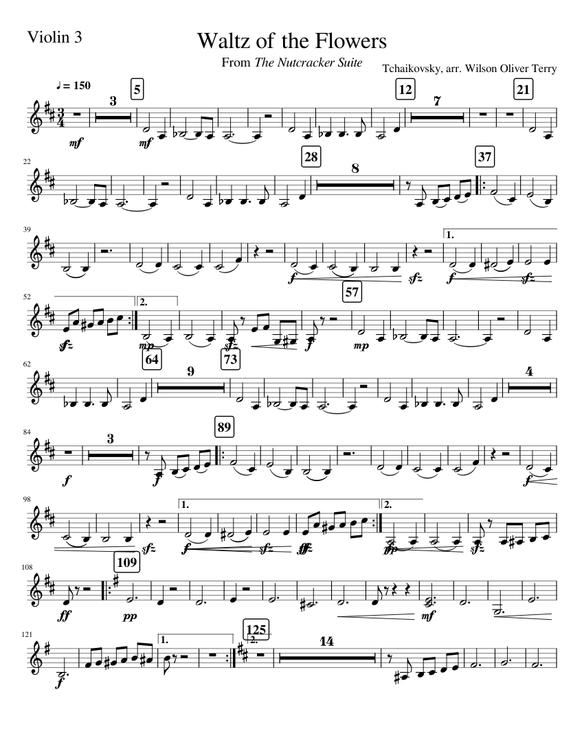 1 waltz-violin 3 Sheet music for Violin (Solo) | Musescore.com