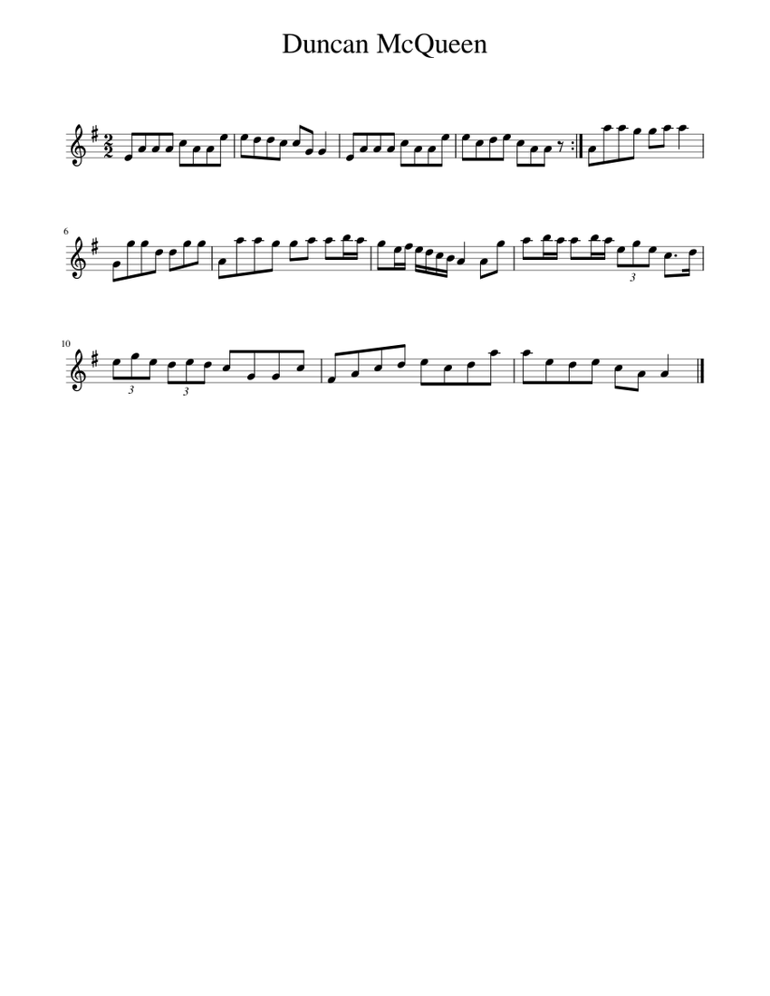 Duncan McQueen Sheet music for Piano (Solo) Easy | Musescore.com