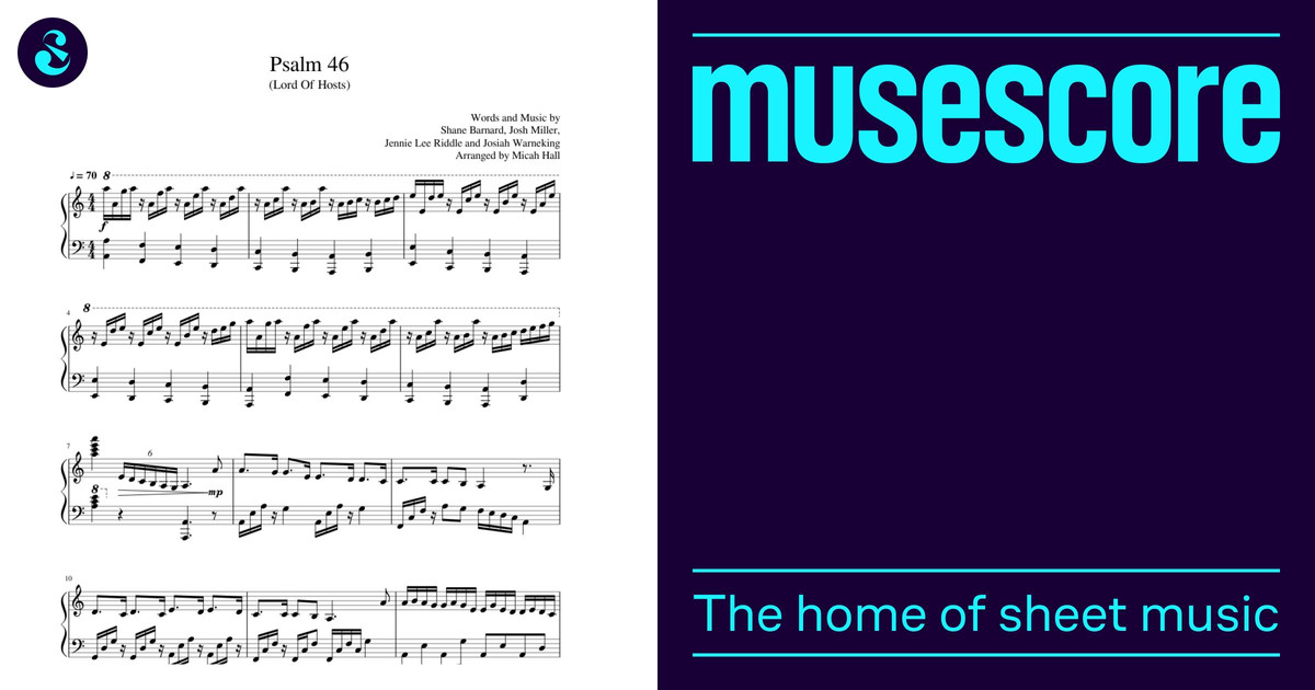 Psalm 46 Sheet music for Piano (Solo) | Musescore.com