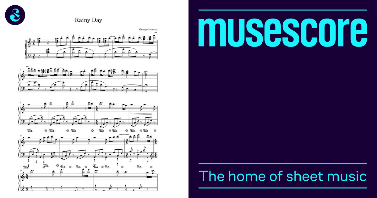Rainy Day – George Ionescu Sheet music for Piano (Solo) | Musescore.com