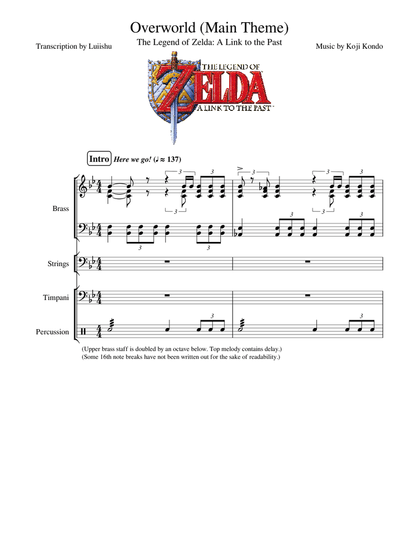 Overworld (Main Theme) - The Legend of Zelda: A Link to the Past ...