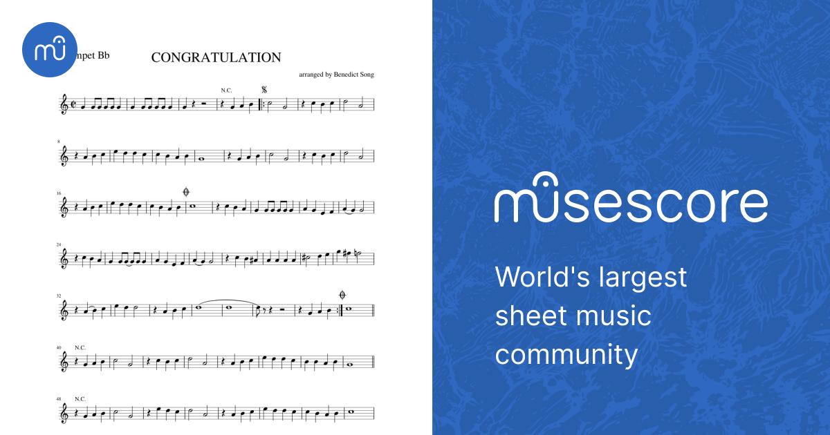 congratulations theme tune