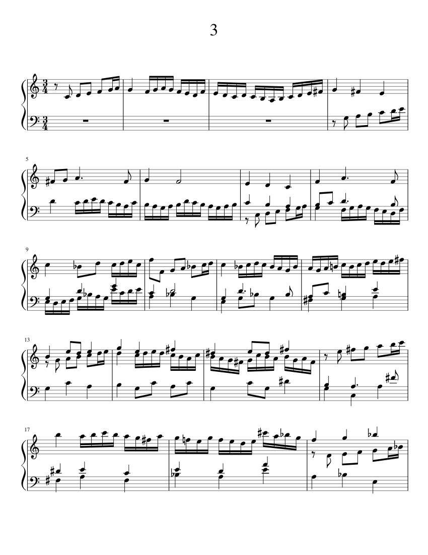 Assignment 3A Sheet music for Piano (Solo) | Musescore.com