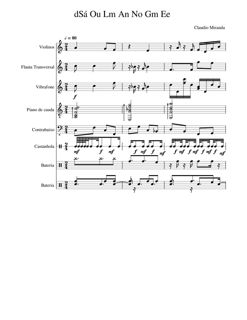 Solange Sheet music for Piano, Flute, Vibraphone, Bass guitar & more ...