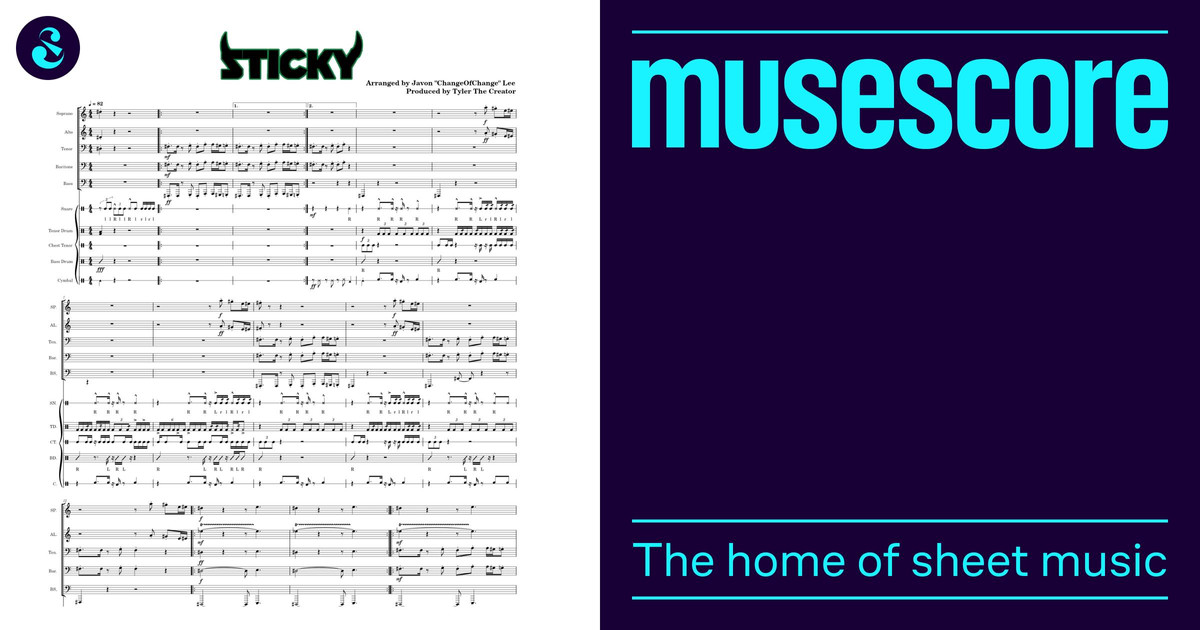 Sticky Sheet Music for Euphonium, Tuba, Flute, Snare drum & more ...