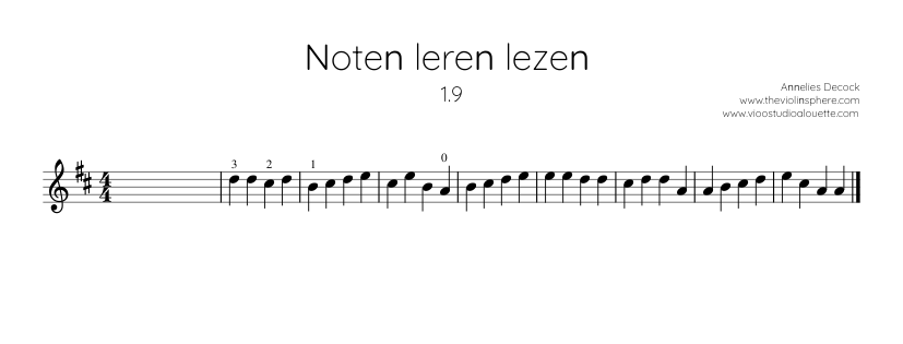Noten leren lezen 1.9 Play along Sheet music for Piano (Solo ...