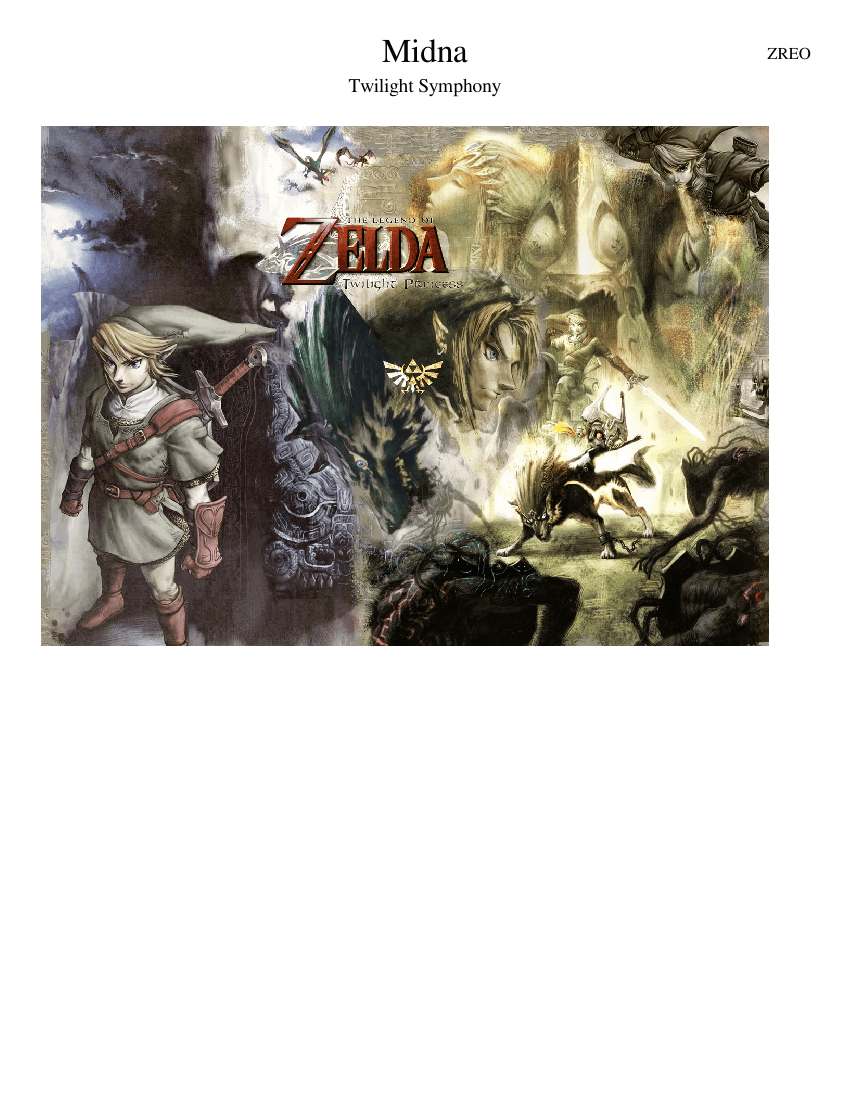 Midna Sheet music for Piano, Trombone, Soprano, Alto & more instruments ...