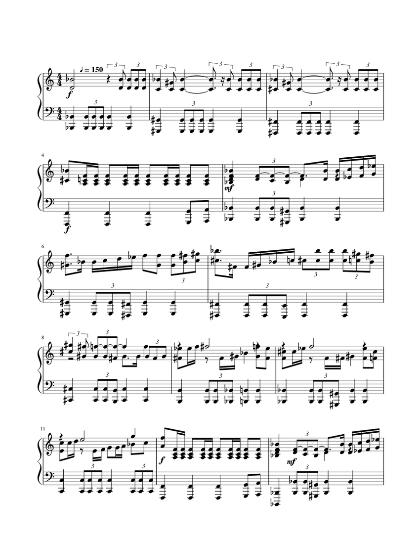 The Legend of Zelda Overworld Theme Piano (NES) Sheet music for Piano ...