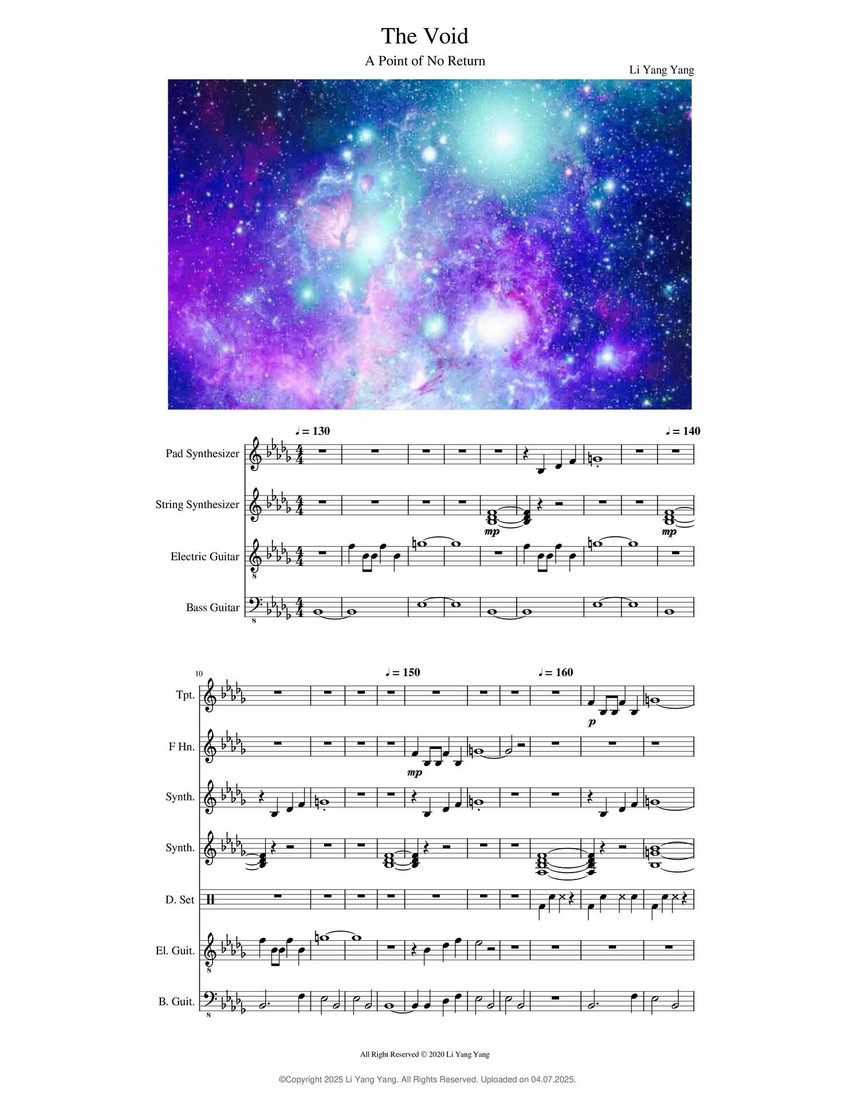 The Void - A Point Of No Return - piano tutorial