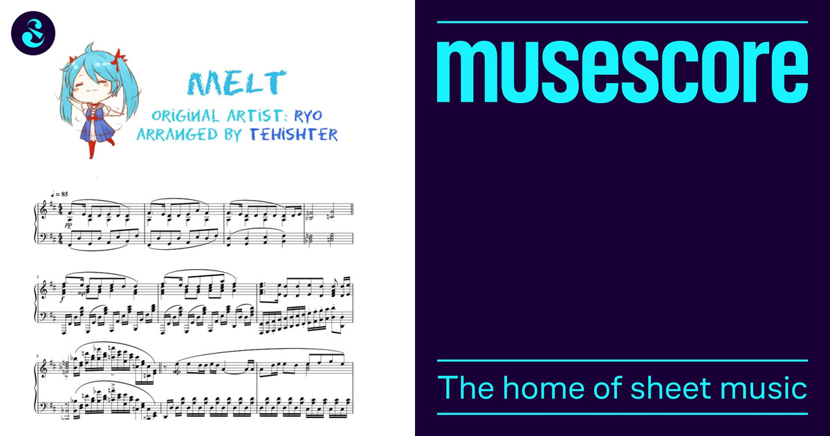 Melt – ryo (supercell) Sheet music for Piano (Solo) | Musescore.com