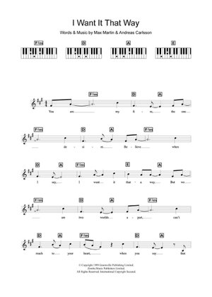 backstreet back chords