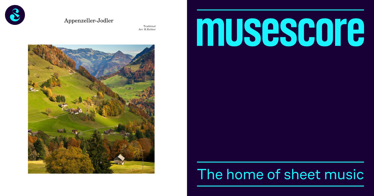 Appenzeller Jodler Sheet Music with Chords for Trombone, Accordion ...