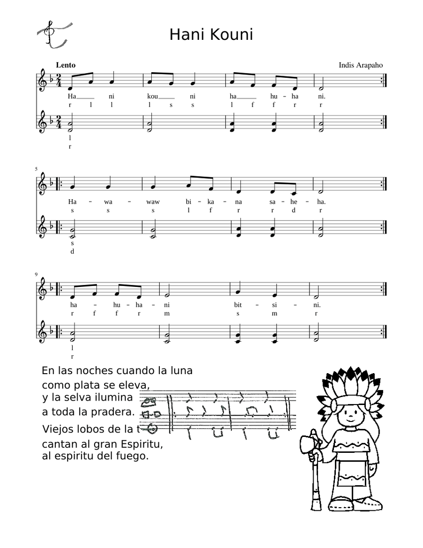 3r. Hani Kouni Sheet music for Vocals, Vibraphone (Mixed Duet) | Musescore.com