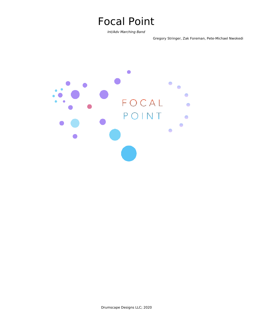 Focal Point - A Marching Band Show (HQ) Sheet music for Piano, Timpani ...