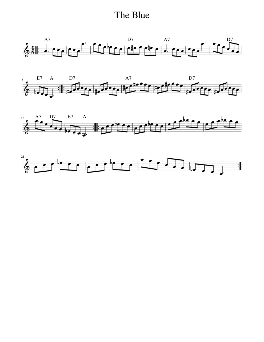The Blue Sheet music for Piano (Solo) Easy | Musescore.com