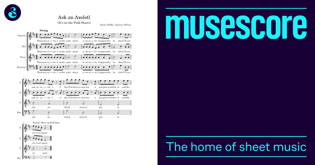 Ask an Axolotl – Doctor Waffle Sheet Music for Synthesizer (Mixed ...