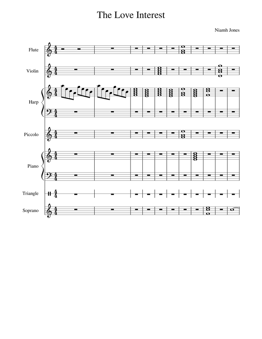 The Love Interest - Character Leitmotifs - Niamh Jones - piano tutorial