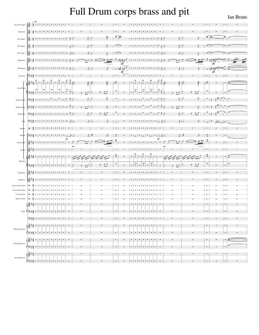DCI Sheet music for Piano, Trombone, Organ, Euphonium & more ...