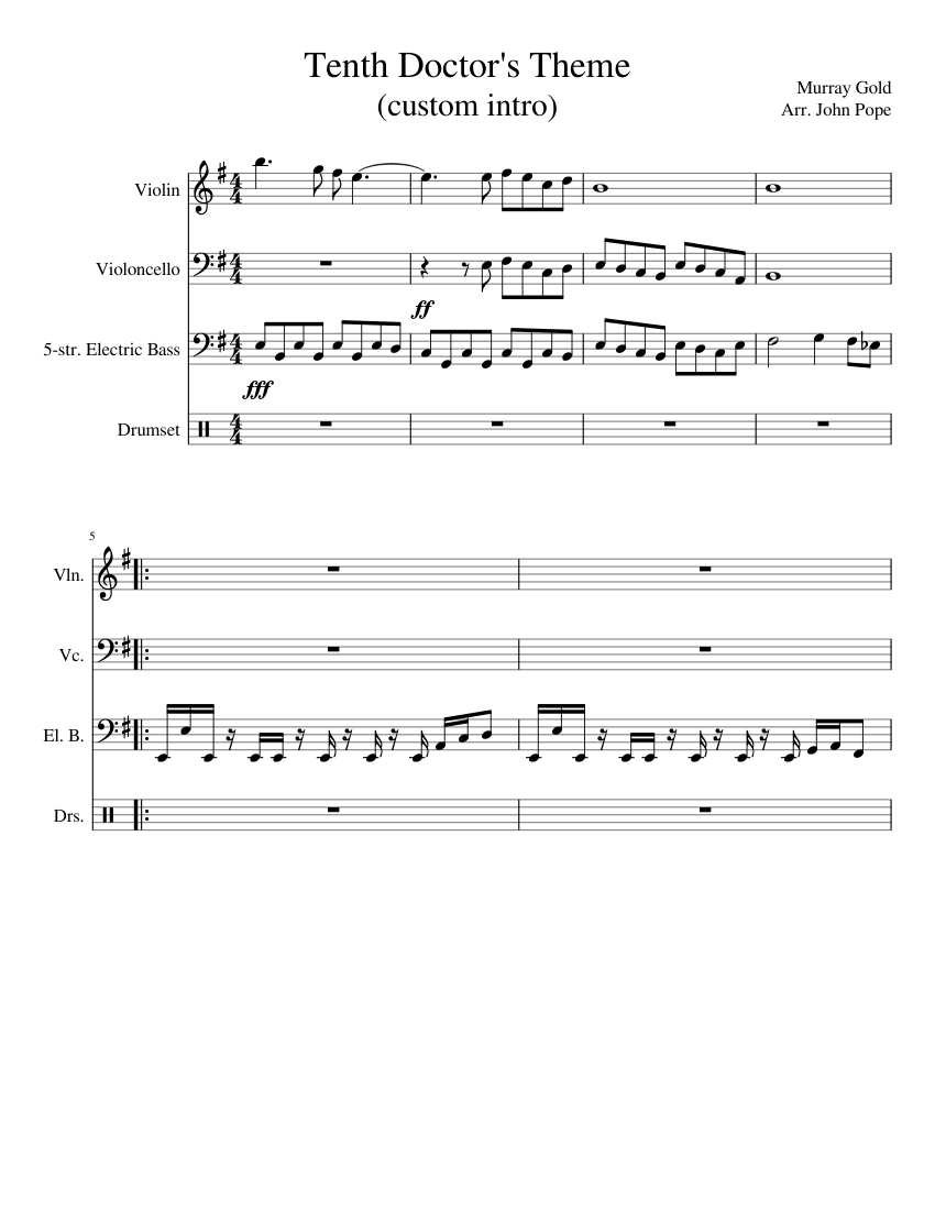 tenth doctor's theme