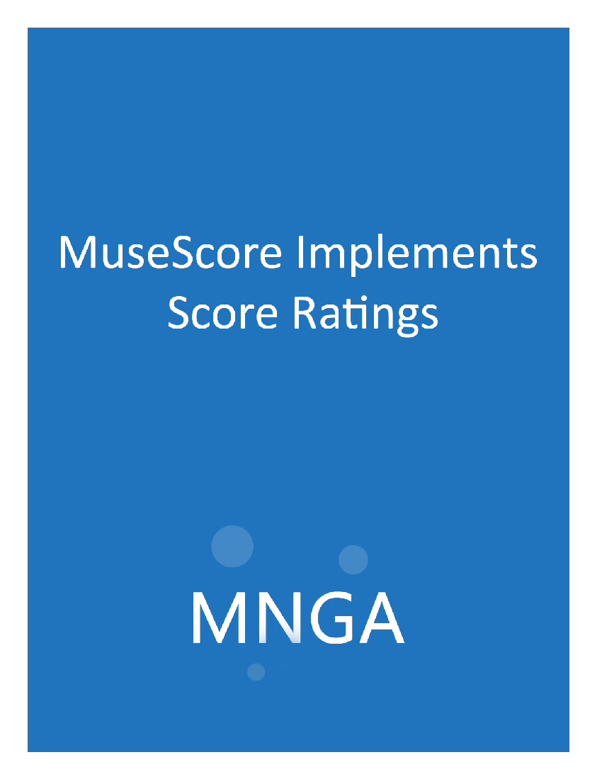 MuseScore Implements Score Ratings Sheet music for Piano (Solo ...