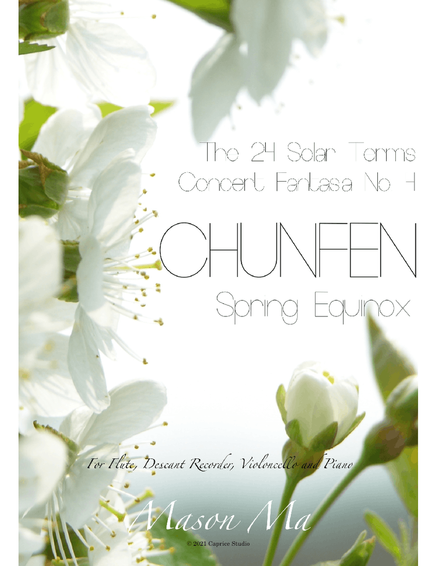 The 24 Solar Terms - IV. Chunfen, Spring Equinox Sheet Music for Piano ...