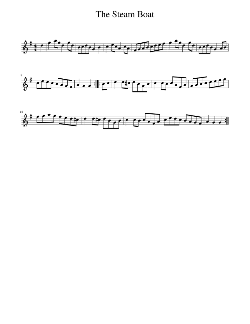 The Steam Boat Sheet music for Piano (Solo) Easy | Musescore.com