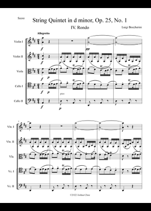 String Quintet in d minor, Op. 25, No. 1, Movement 3 - Luigi Boccherini ...