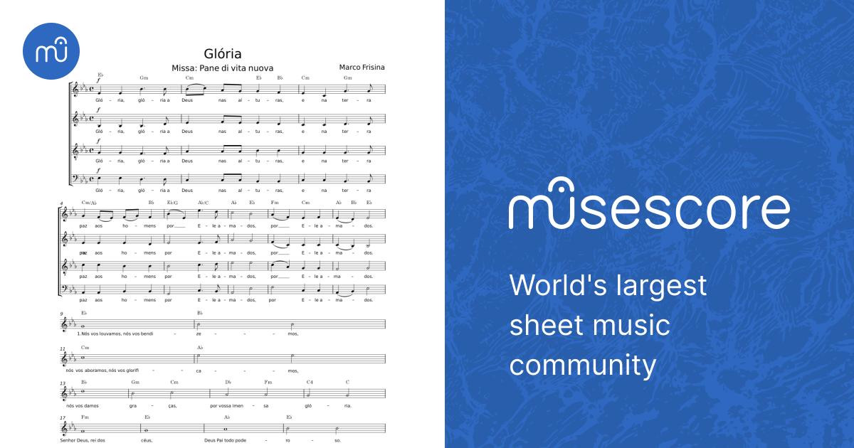 Nostra gloria è la croce - Marco Frisina Sheet music for Synthesizer ...