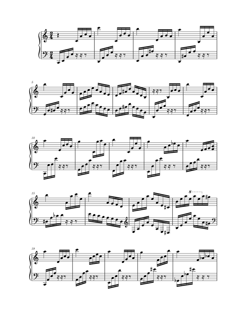 Cursed Prelude 6 Sheet music for Piano (Solo) | Musescore.com