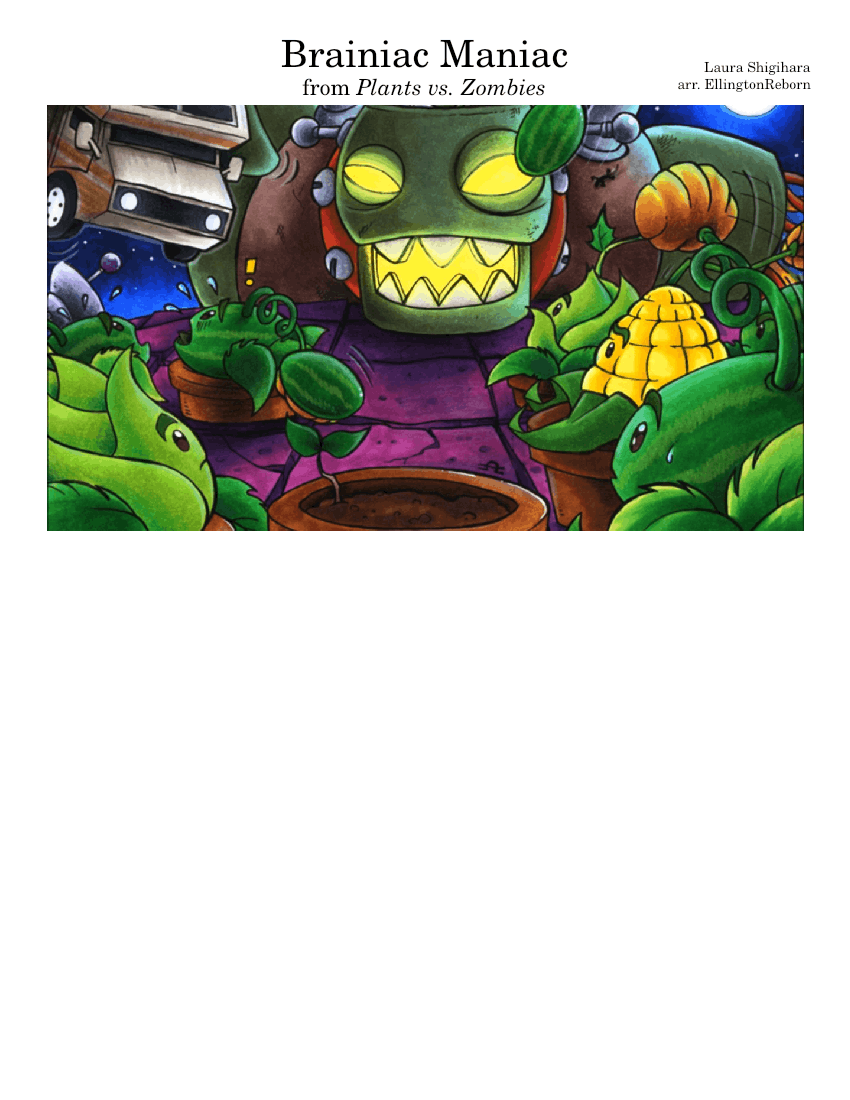 Brainiac Maniac Sheet music for Piano, Organ, Violin, Viola & more ...