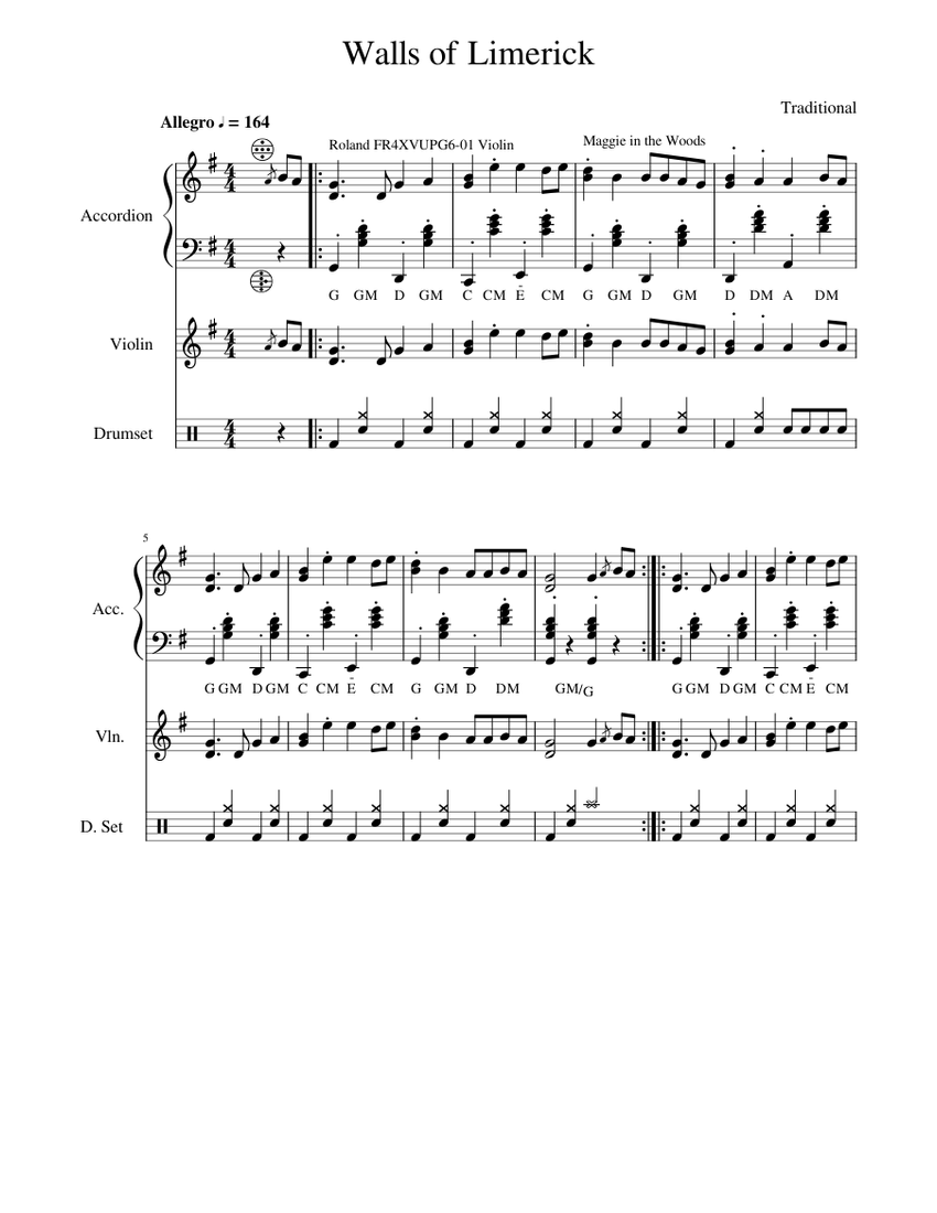 Walls_of_Limerick - piano tutorial