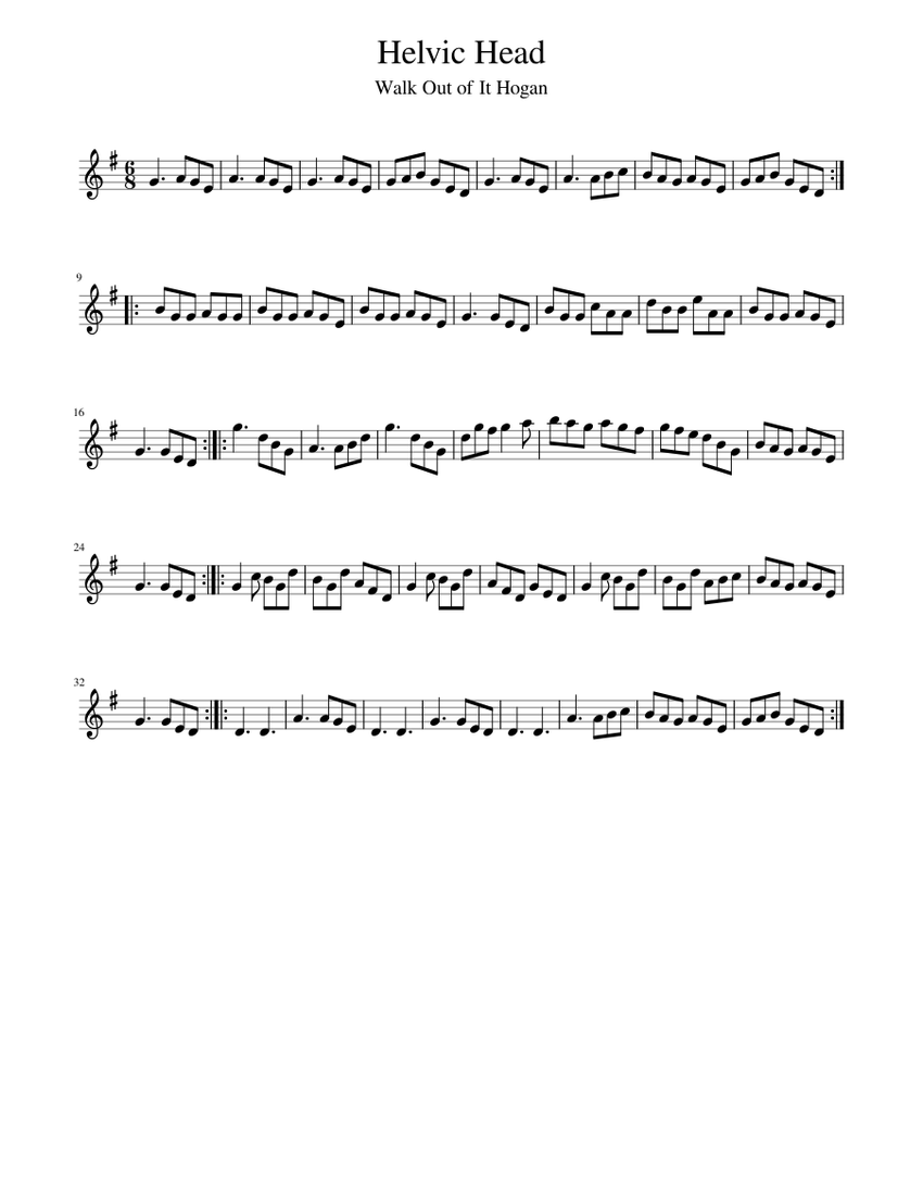 Helvic Head Sheet music for Piano (Solo) Easy | Musescore.com