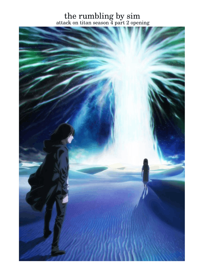 The Rumbling – Sim Sheet music for Soprano, Alto, Tenor, Baritone ...