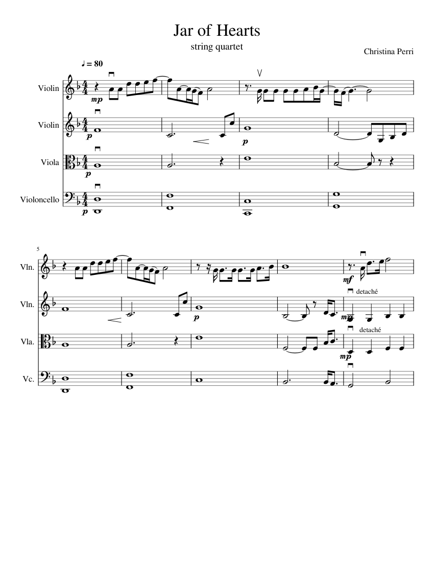 christina perri string quartet