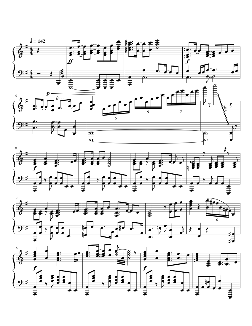 Super Smash Bros Ultimate - Lifelight Sheet music for Piano (Solo ...