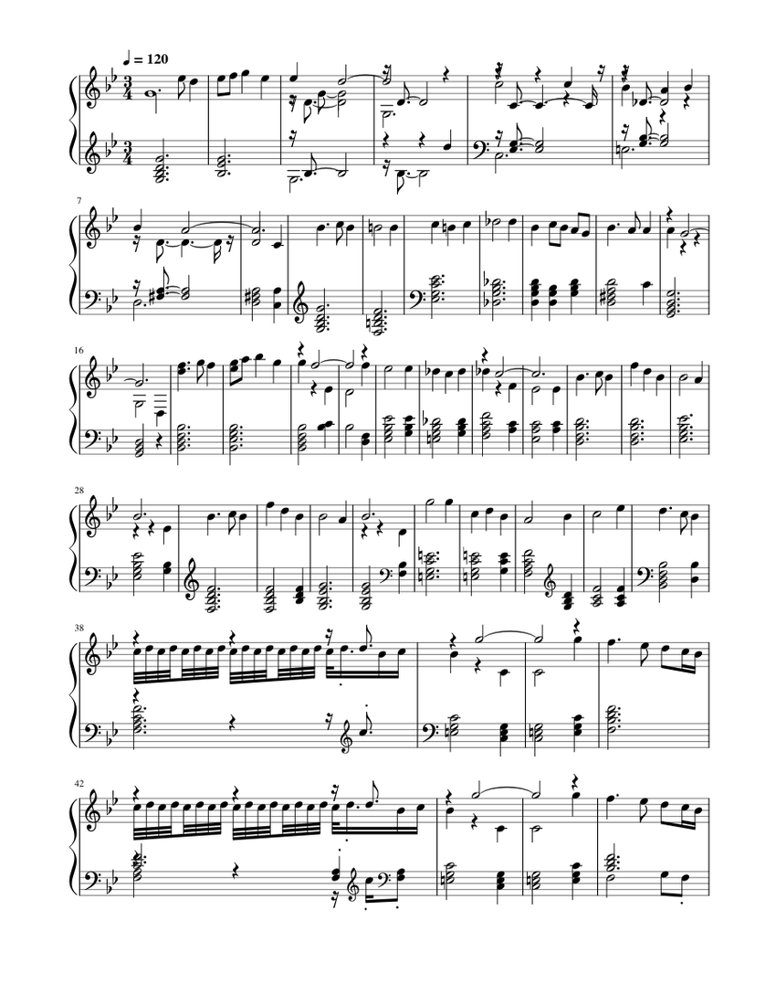 Tartini - Devils Trill Sheet Music for Piano (Solo) | MuseScore.com