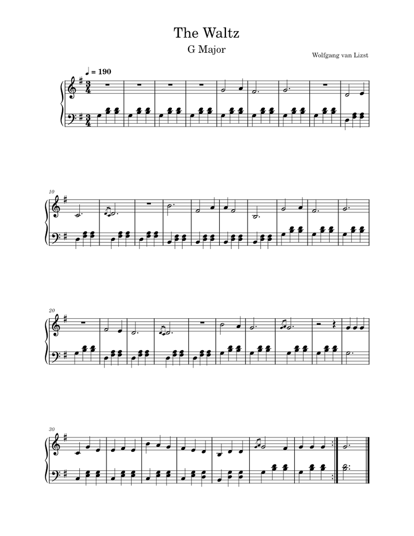 The Waltz - piano tutorial