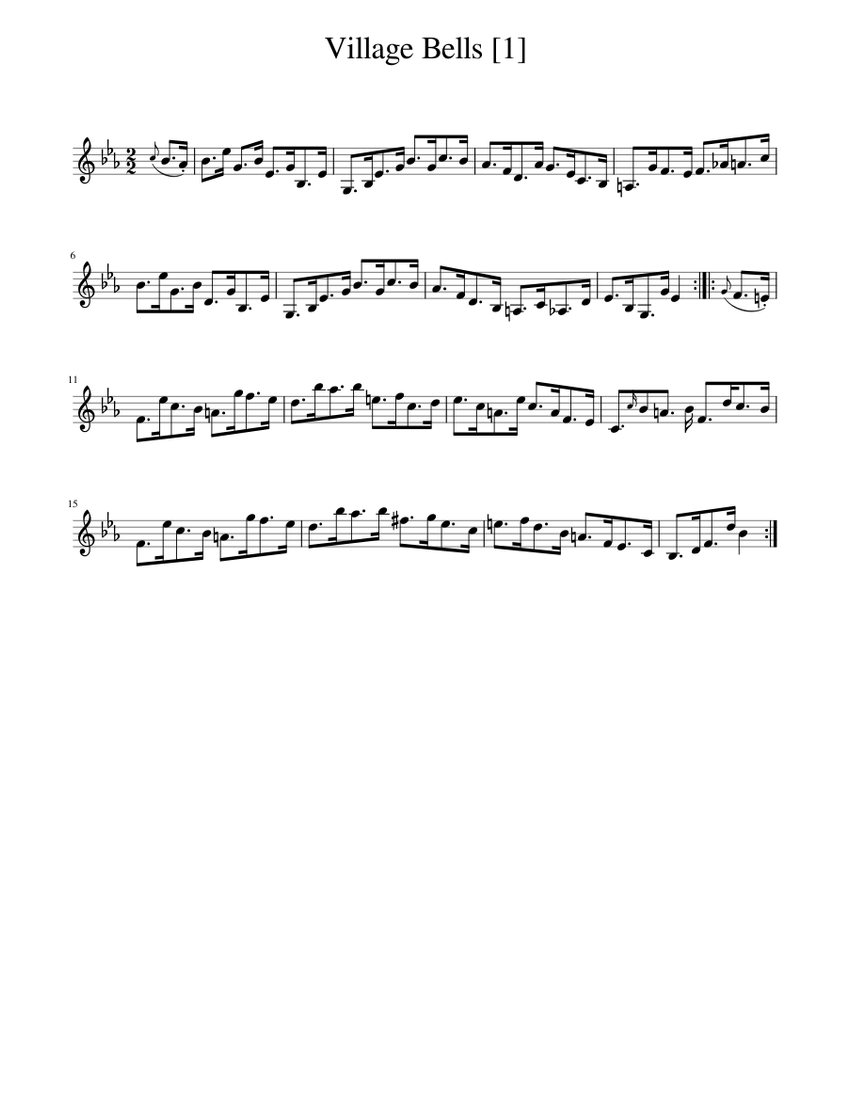 Village Bells Sheet music for Piano (Solo) Easy | Musescore.com