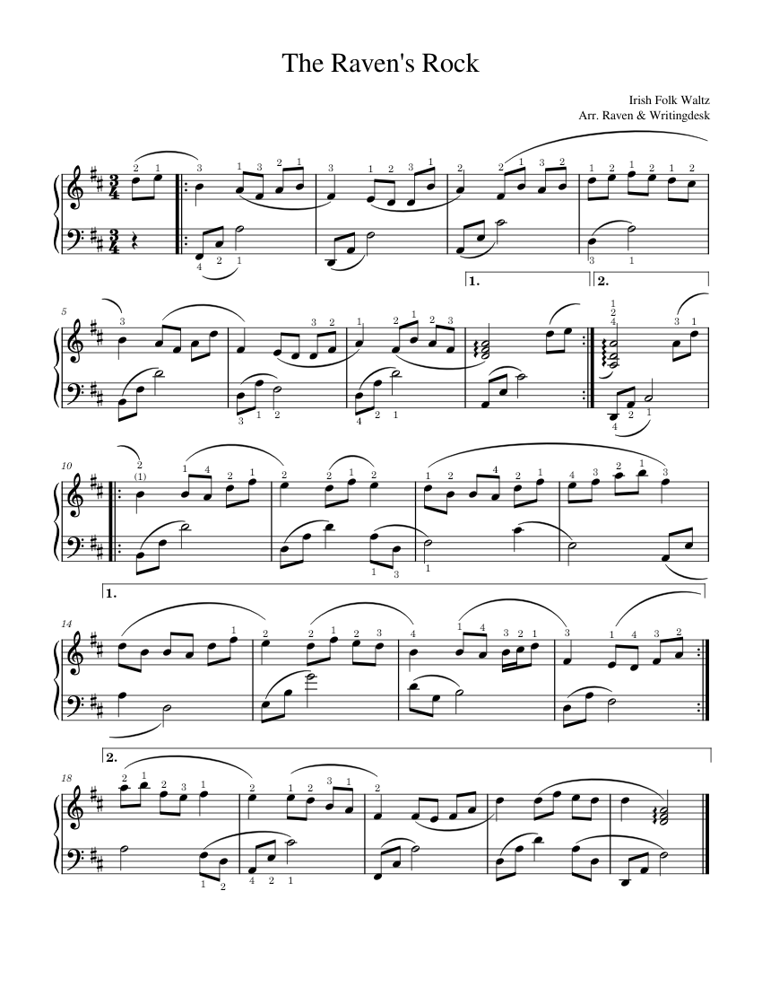 The Raven's Rock Sheet music for Harp (Solo) | Musescore.com