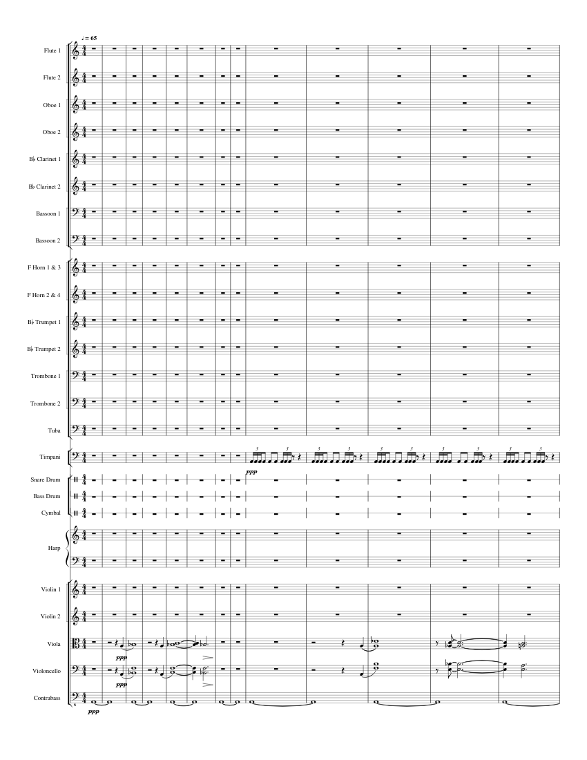 Titanic Orchestra Sheet Music for Trombone, Tuba, Flute, Oboe & more ...