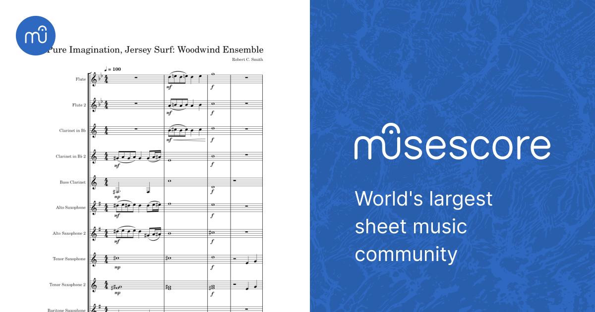 Pure Imagination – DCI Sheet music for Flute, Saxophone alto, Saxophone ...