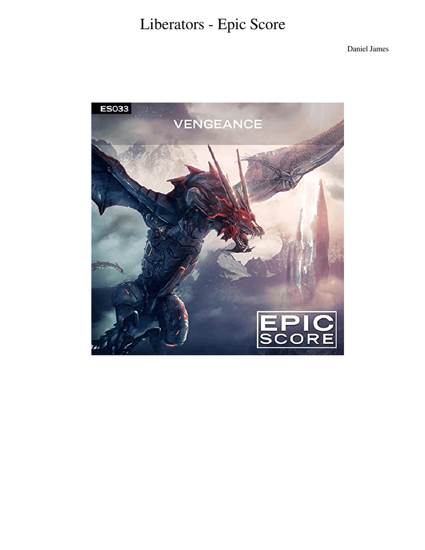 Liberators - Epic Score Sheet Music for Trombone, Female, Contrabass ...