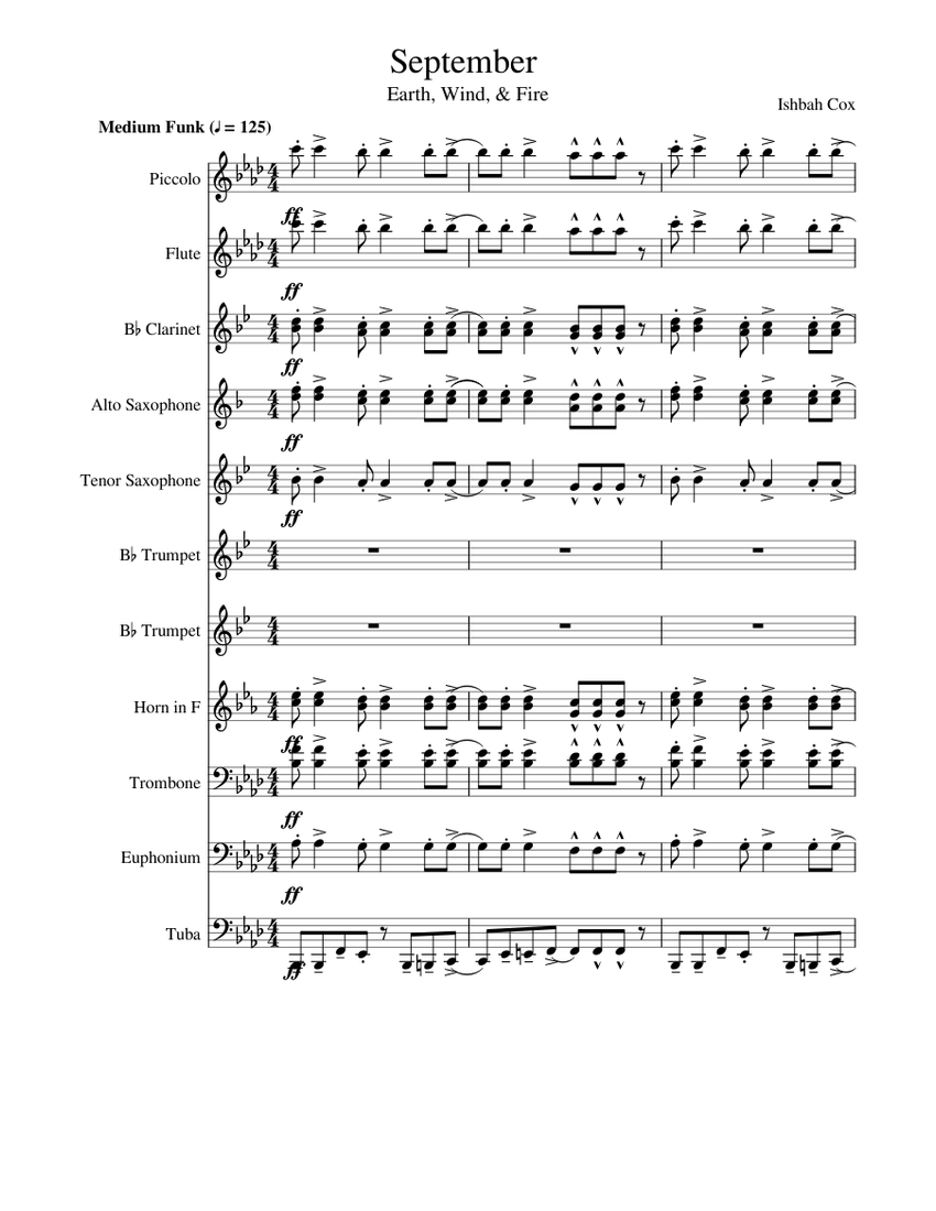 September - piano tutorial