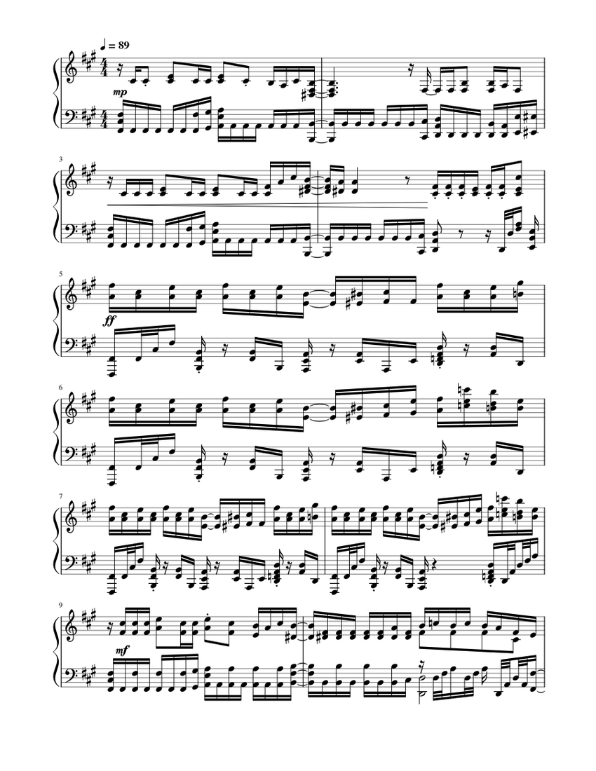 Bursty Greedy Spider – So I'm a Spider, So What? OP2 Sheet Music for ...